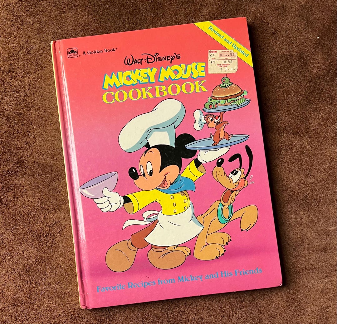 Walt Disney's Mickey Mouse Cookbook 80s 90s - Etsy