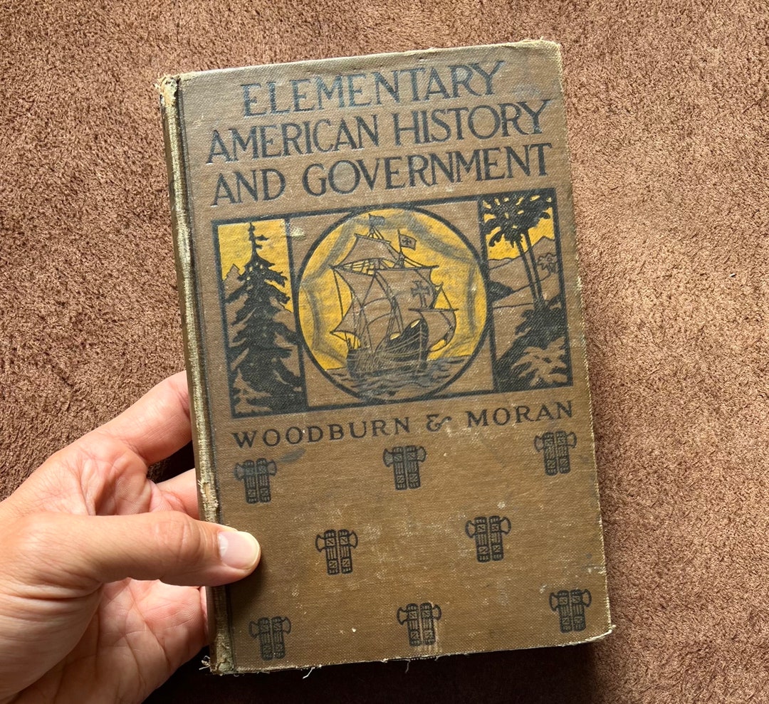 1911 Text Book Elementary American History and Government - Etsy