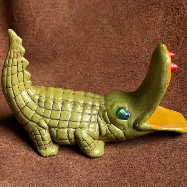 Ceramic Crocodile - Etsy