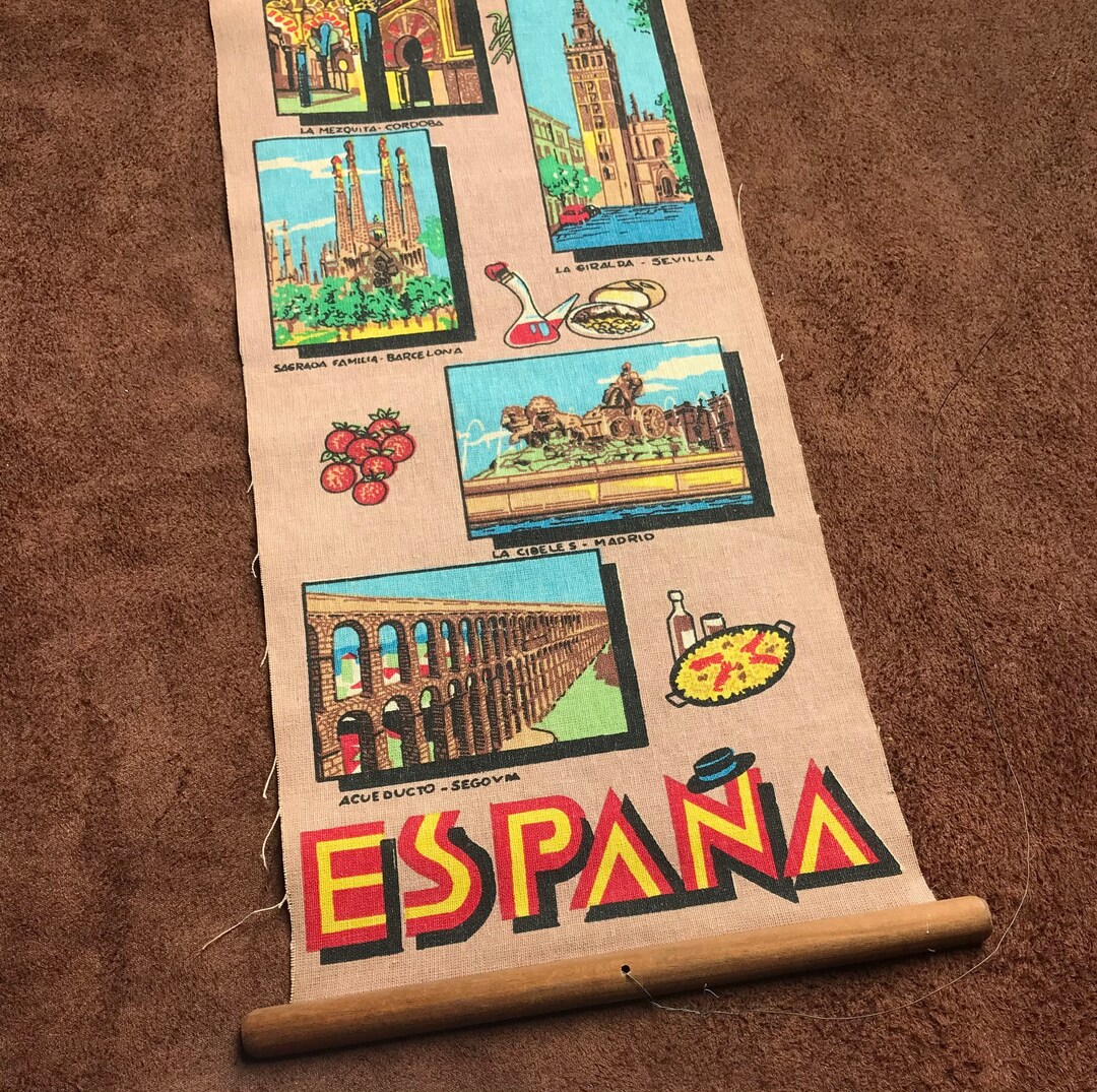 Vintage ESPANA Wall Hanging - Etsy