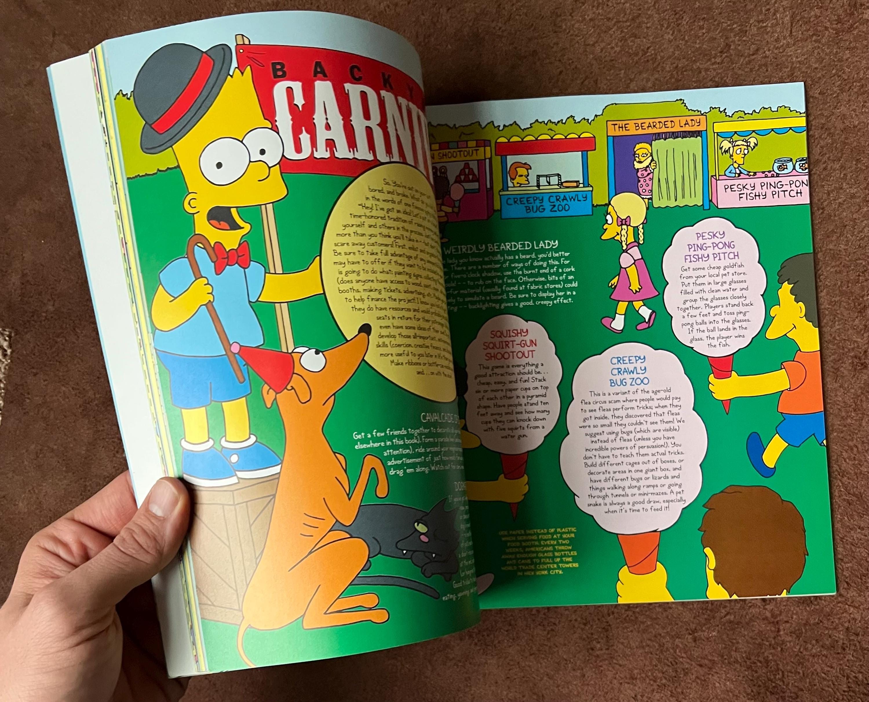 The Simpsons FUN in the SUN Activity Book - Etsy