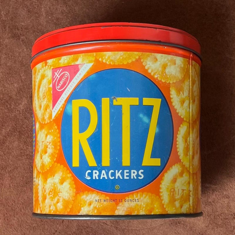 Ritz Cracker Tin - Etsy