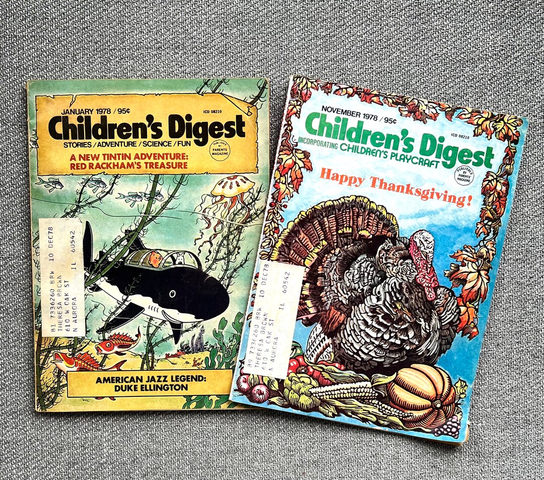 Vintage 80s Childrens Digest Magazines - Etsy