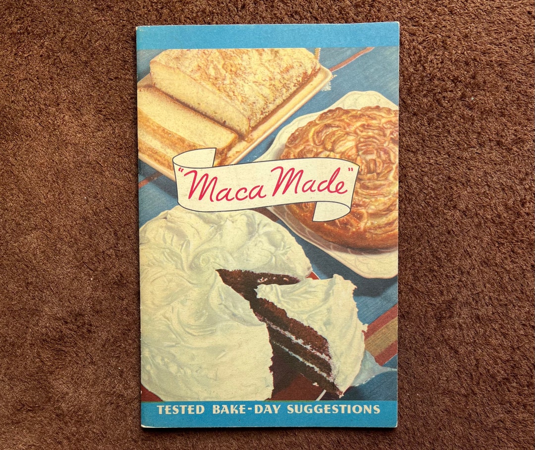 1930s Maca Made Paperback Cookbook - Etsy