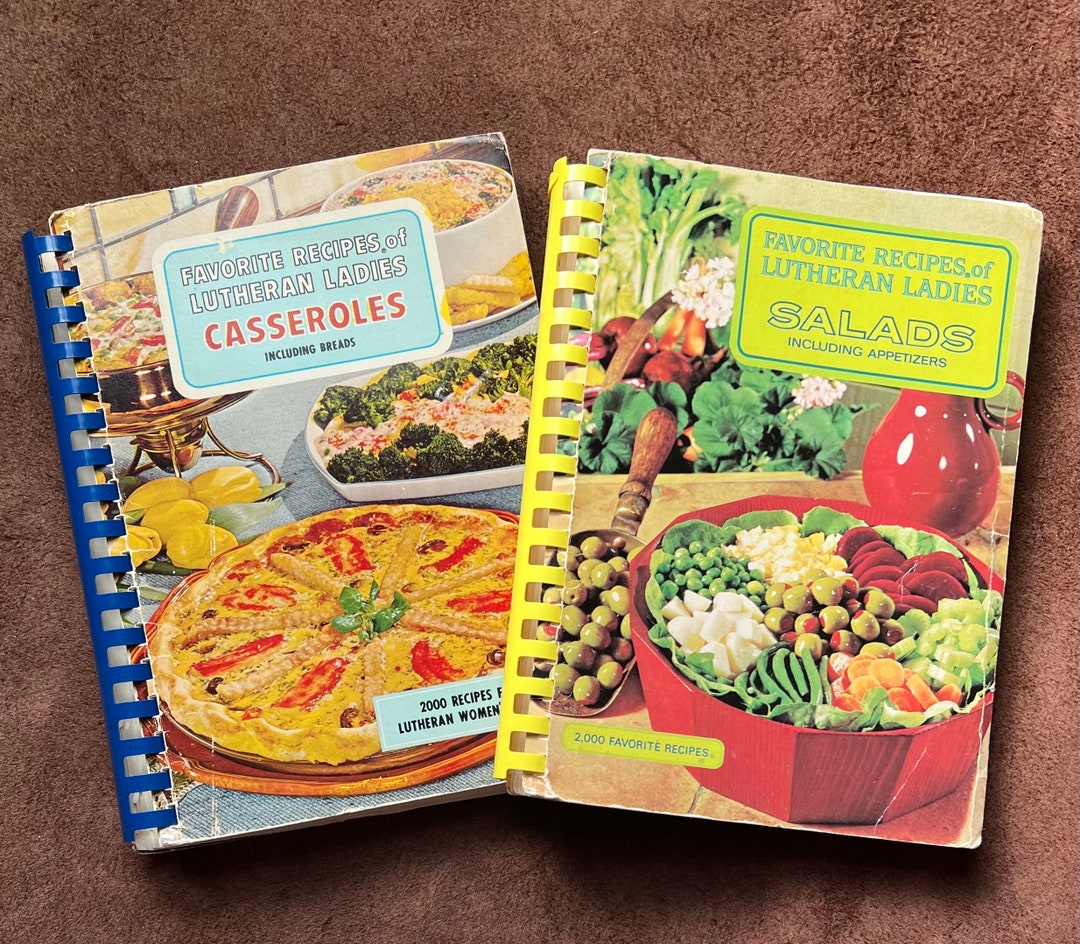 Vintage 60s Lutheran Church Favorite Recipes Cookbooks Collection - Etsy