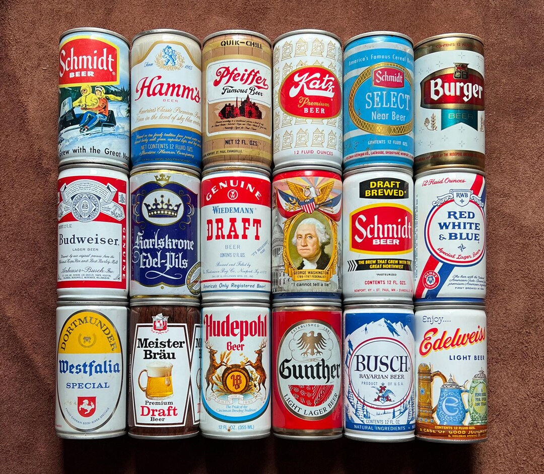 Vintage Beer Can Collection - Etsy