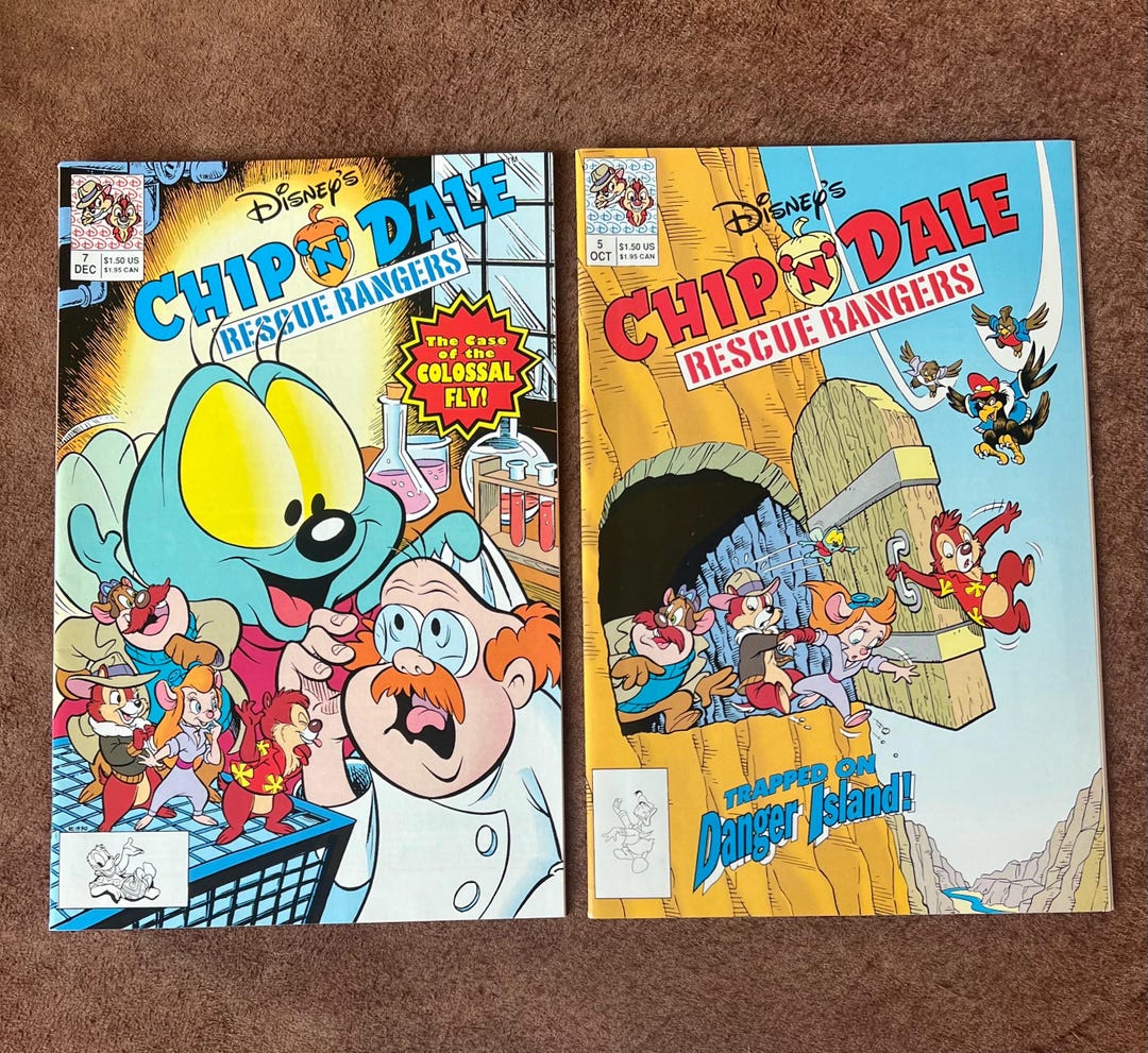 Chip and Dale Rescue Rangers – Vintage Comic Books - Etsy