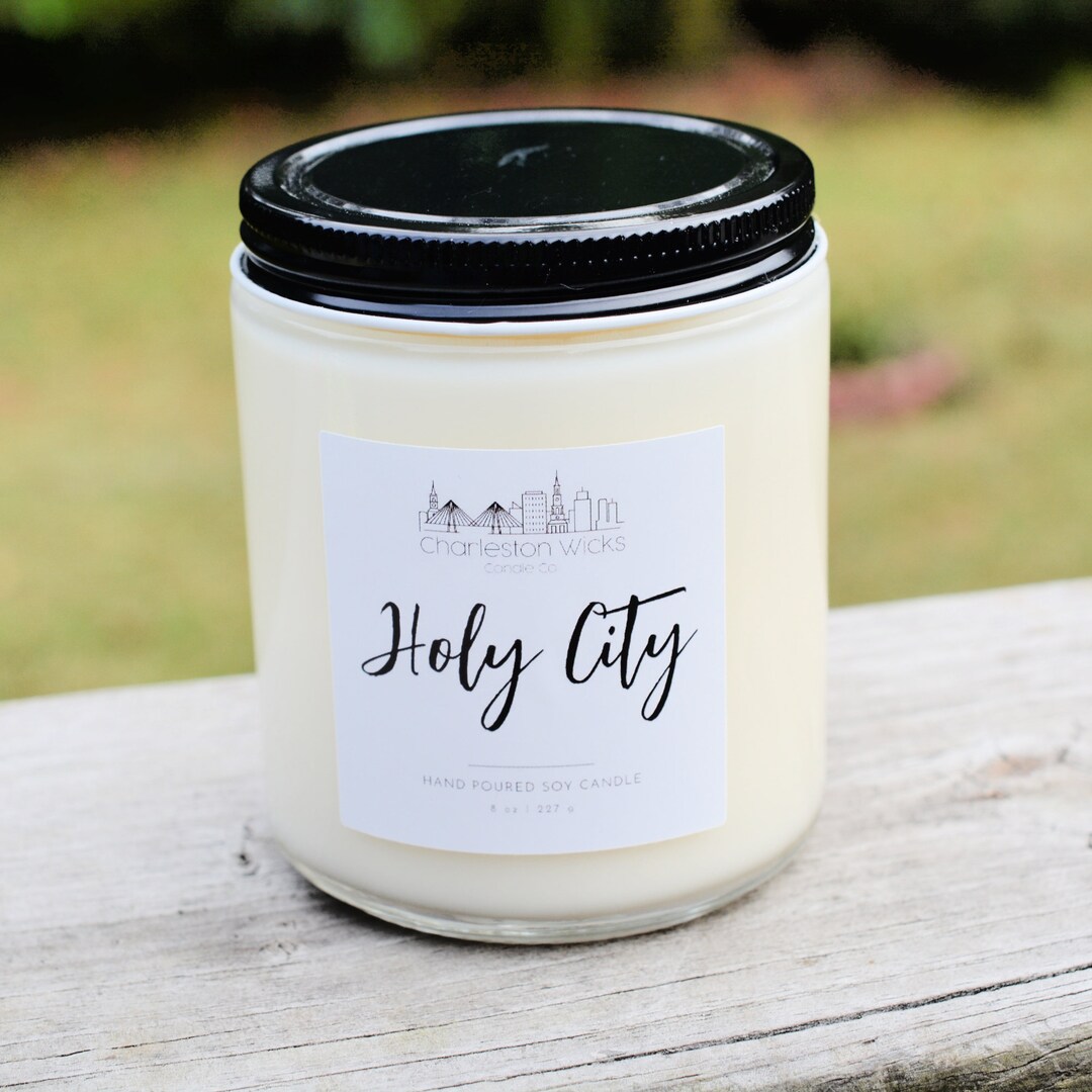 Holy City 8 Oz. Handpoured All Natural Soy Candle Charleston, SC - Etsy
