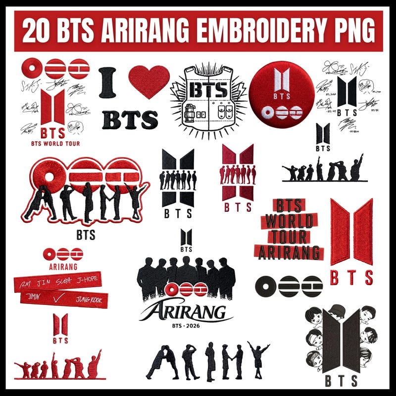 Bts Arirang Logo Png Etsy