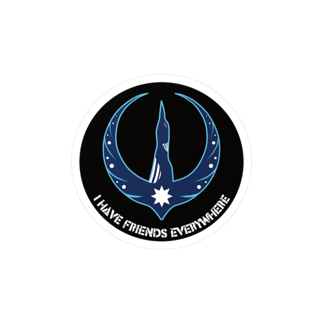 Minnesota Rebel Loon - I Have Friends Everywhere | Decal - Etsy