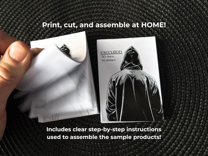 50 Days of Execution – Printable Daily Pages | Tear-off Style | Print ...