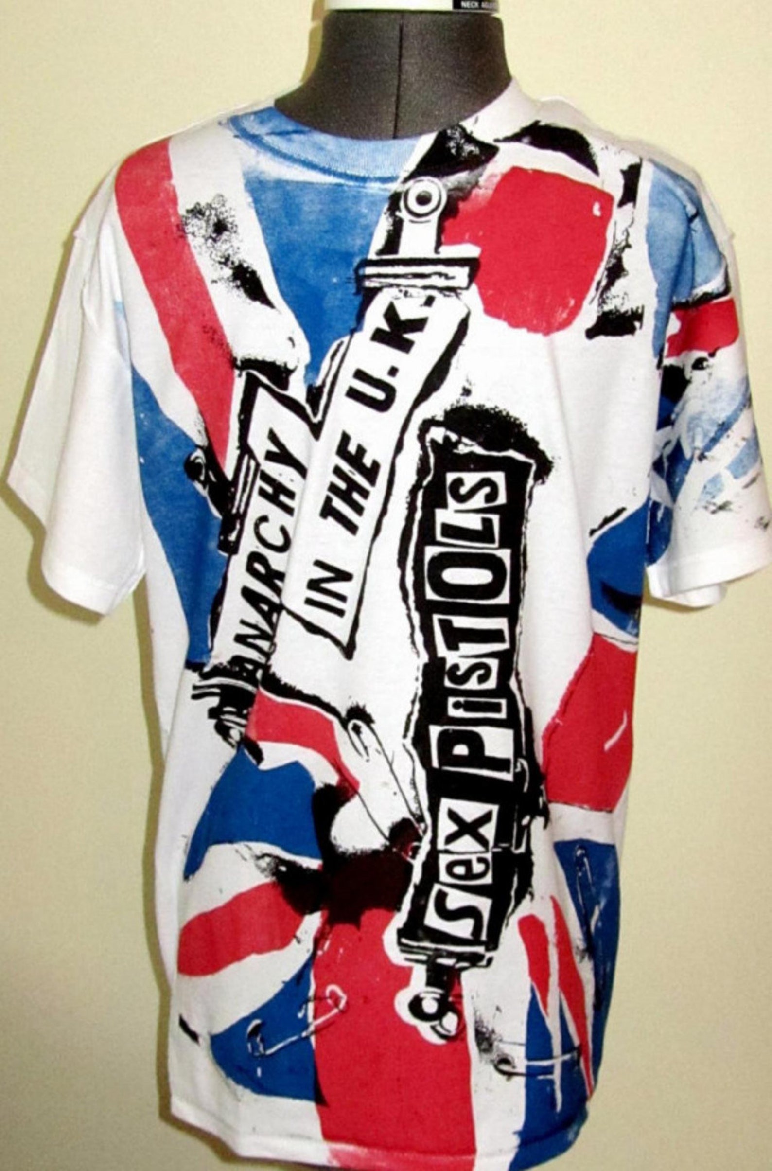 Camiseta Punk Sex Pistols Anarquía En El Reino Unido Etsy