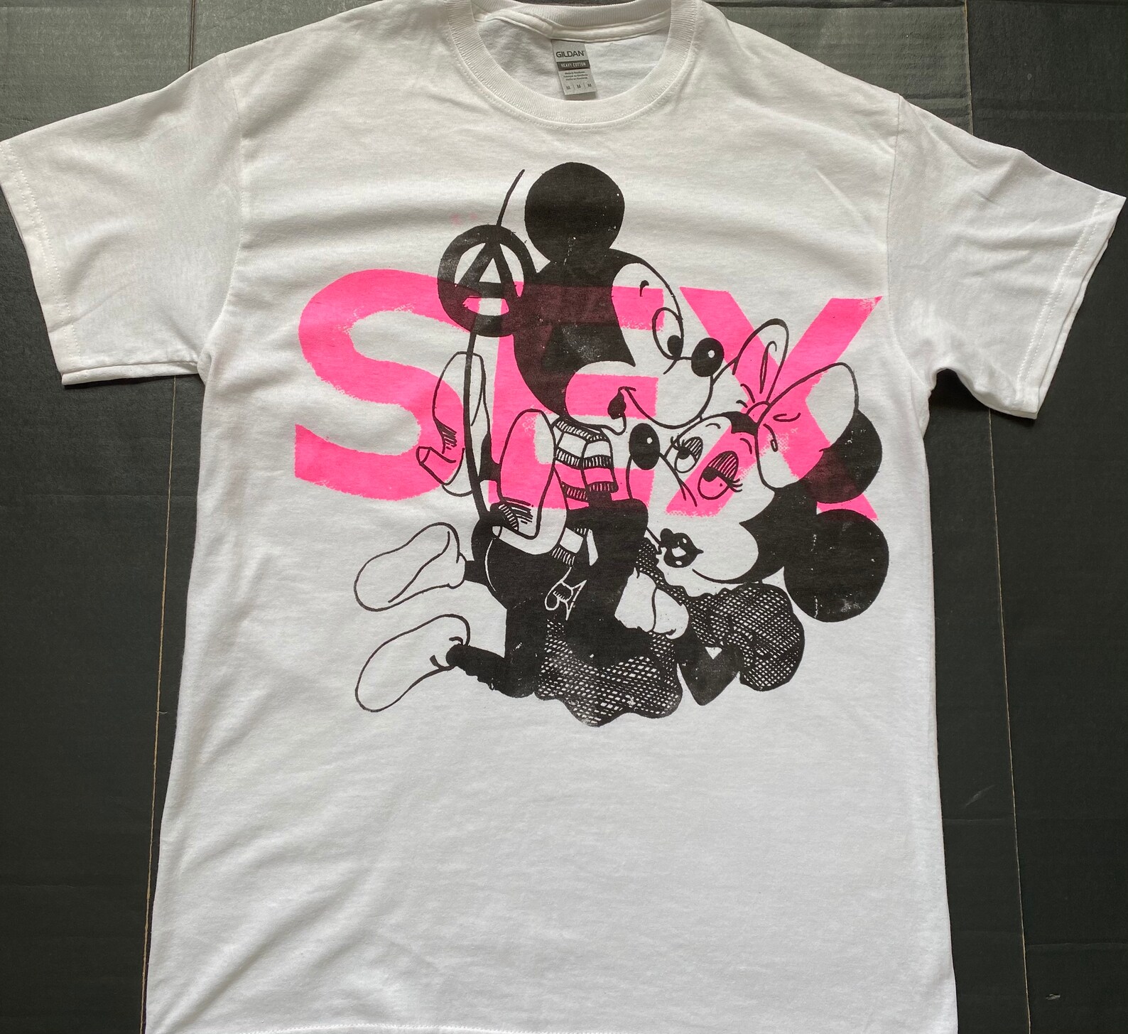 Punk Mickey Minnie Mouse Sex Tshirt Seditionaries Cartoon Etsy
