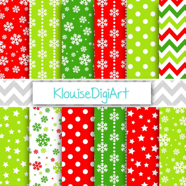 Red Green Winter - Etsy