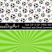 Soccer Football Sport Digital Papers Patterns in Red, Green and Black ...