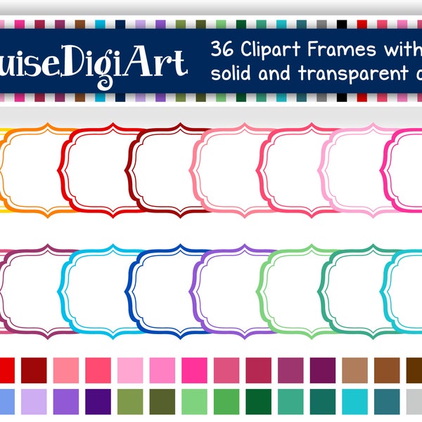 Clipart Frames - Etsy