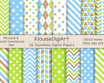 Seamless Black and White Digital Printable Papers With Polka - Etsy