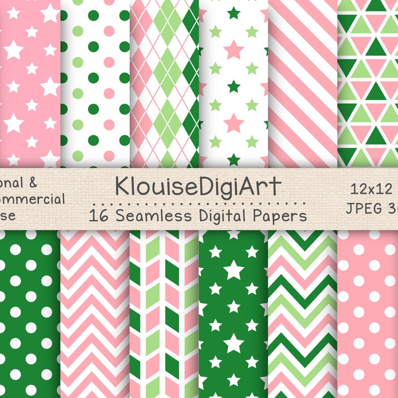 Green Pink Polka Dot - Etsy
