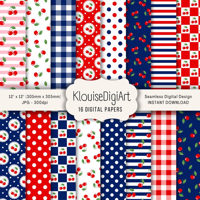 KlouiseDigiArt - Etsy