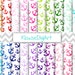 Rainbow and Pastel Music Notes Digital Printable Papers - Etsy