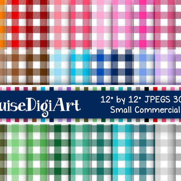 Rainbow Gingham - Etsy