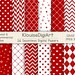 Seamless Black and White Digital Printable Papers With Polka Dots ...