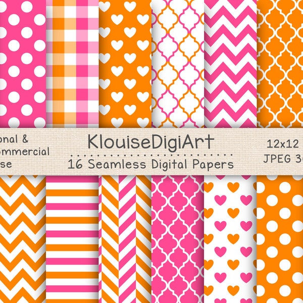 Pink Digital Papers - Etsy