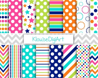 Mouse in the Pink Dress Digital Papers Pink Minnie Girls - Etsy