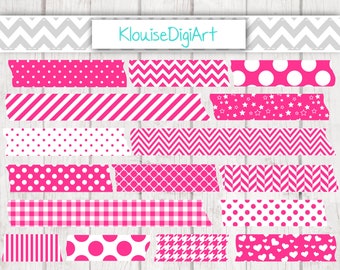 Hot Pink Washi Tape | Etsy