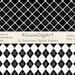 Seamless Black and White Digital Printable Papers With Polka Dots ...