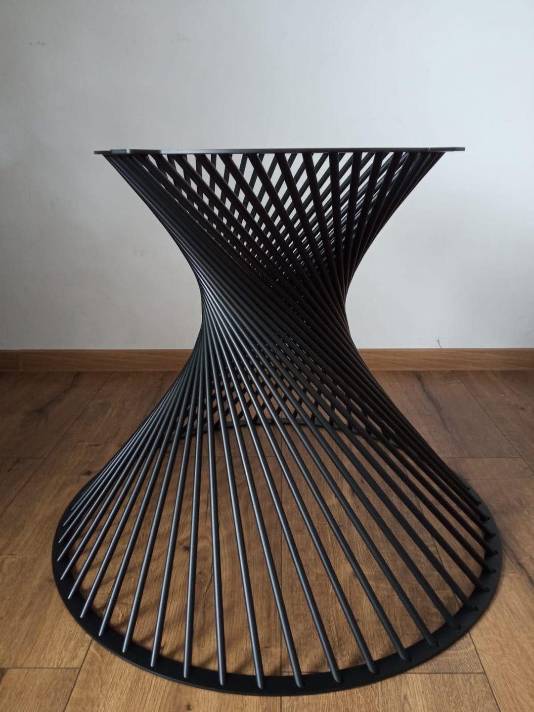 Spiral Table Base DXF Files | Modern Round Dining Table Frame Plans ...