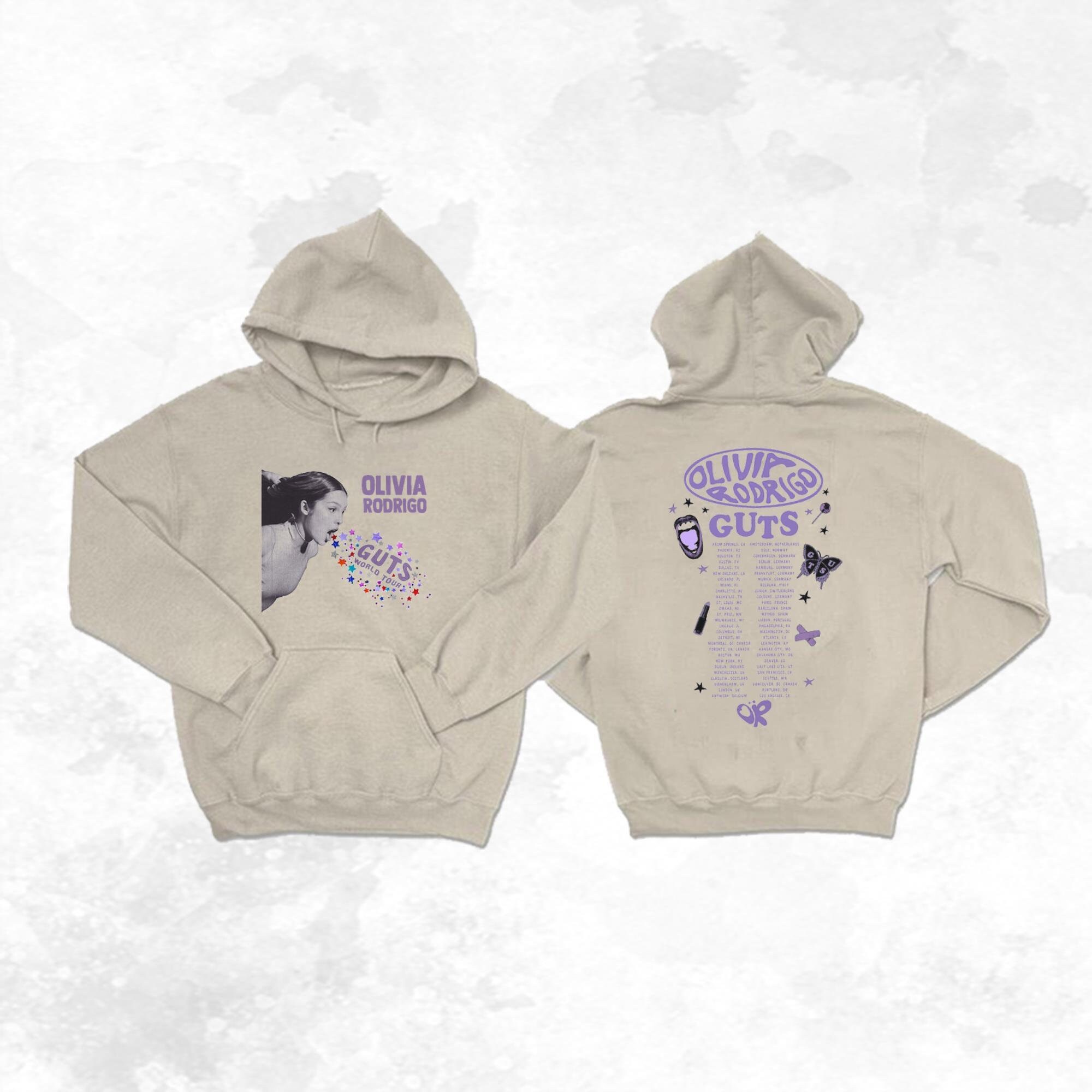 GUTS Tour Shirt, Olivia Rodrigo Merch, Album Tracklist sold by Tinglan ...