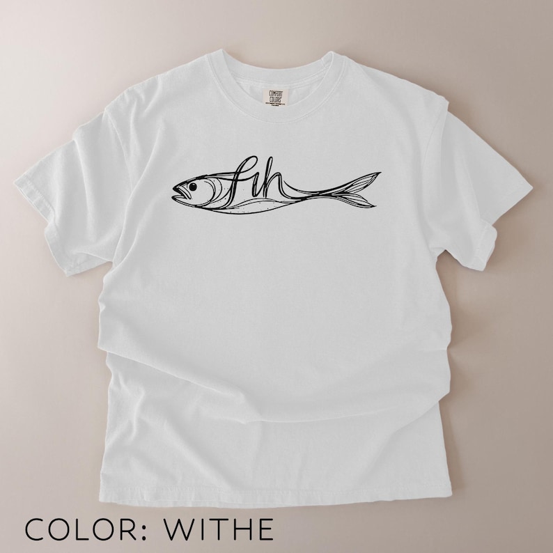 Funny Fih Fish Meme Shirt, Scribble Fish Line Art Graphic Tee, Funny ...
