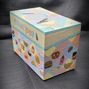 Cute Recipe Box - Etsy