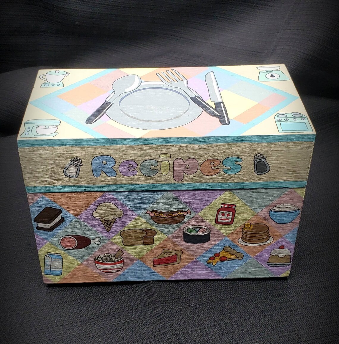 Cute Recipe Box - Etsy