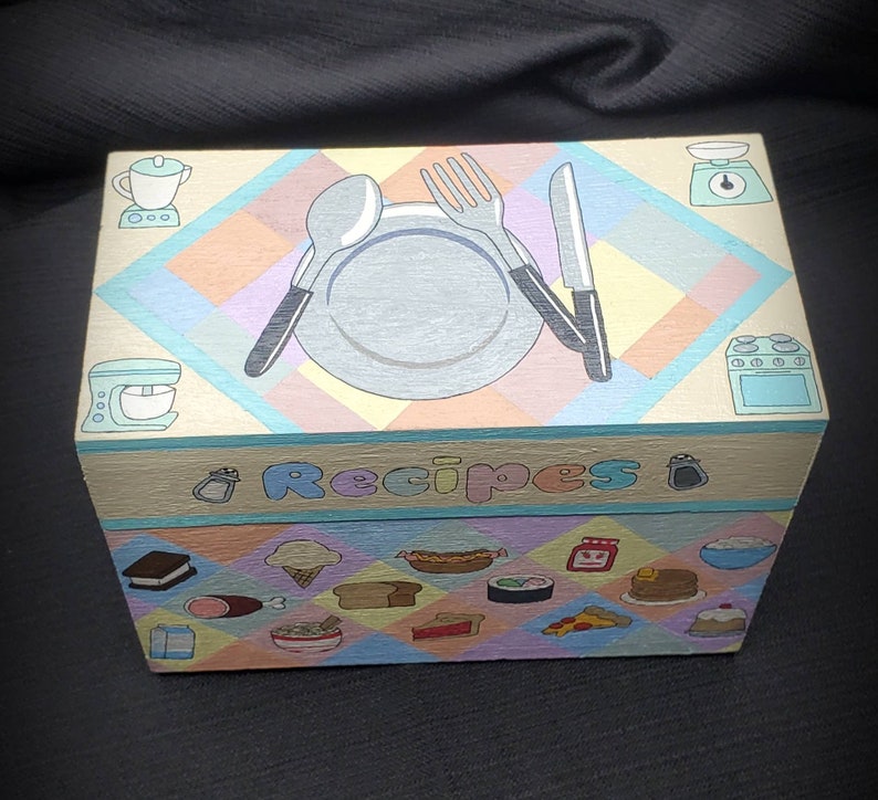 Cute Recipe Box - Etsy
