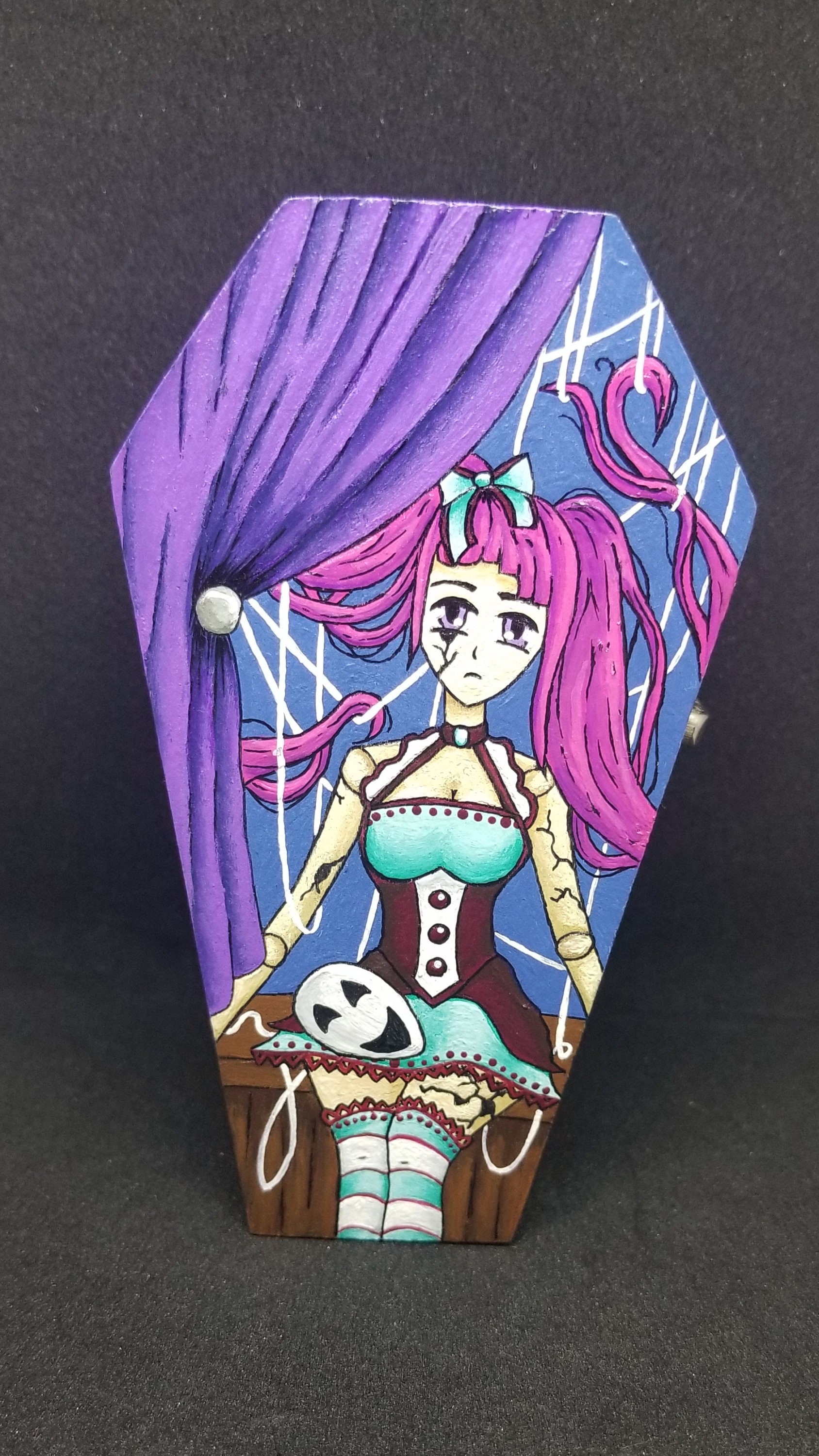 Marionette Puppet Coffin Box - Etsy