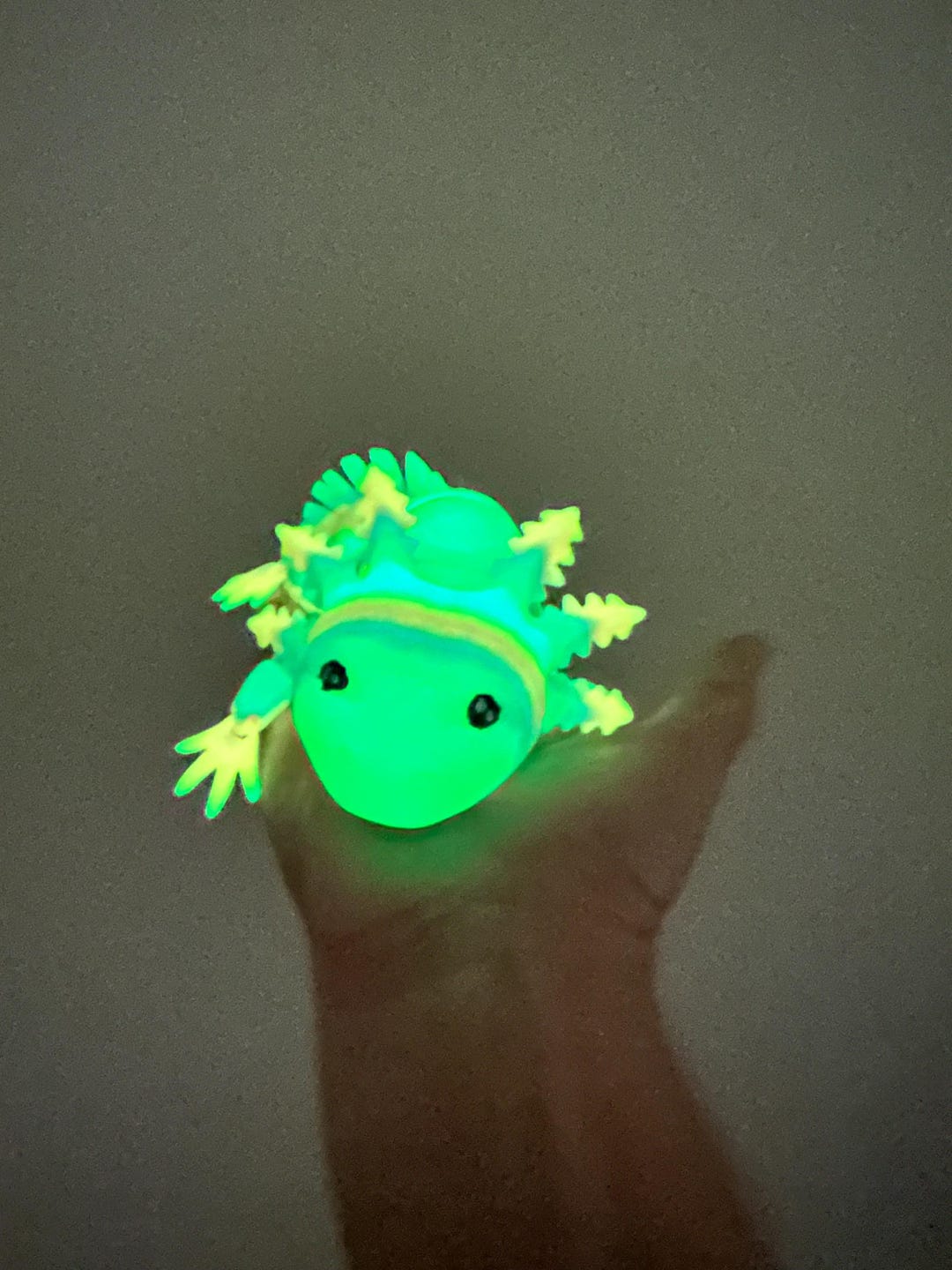 Glow in the Dark Axolotl, Axolotl Toy, Articulated Axolotl, Articulated ...