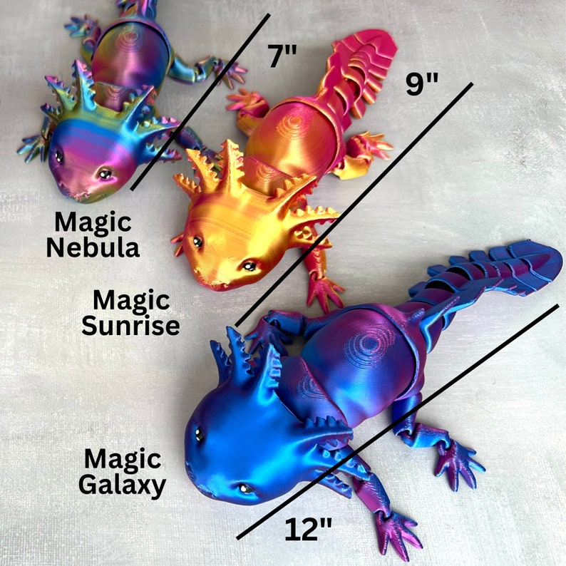 Axolotl Axolotl Toy Articulated Axolotl Articulated Fidget - Etsy