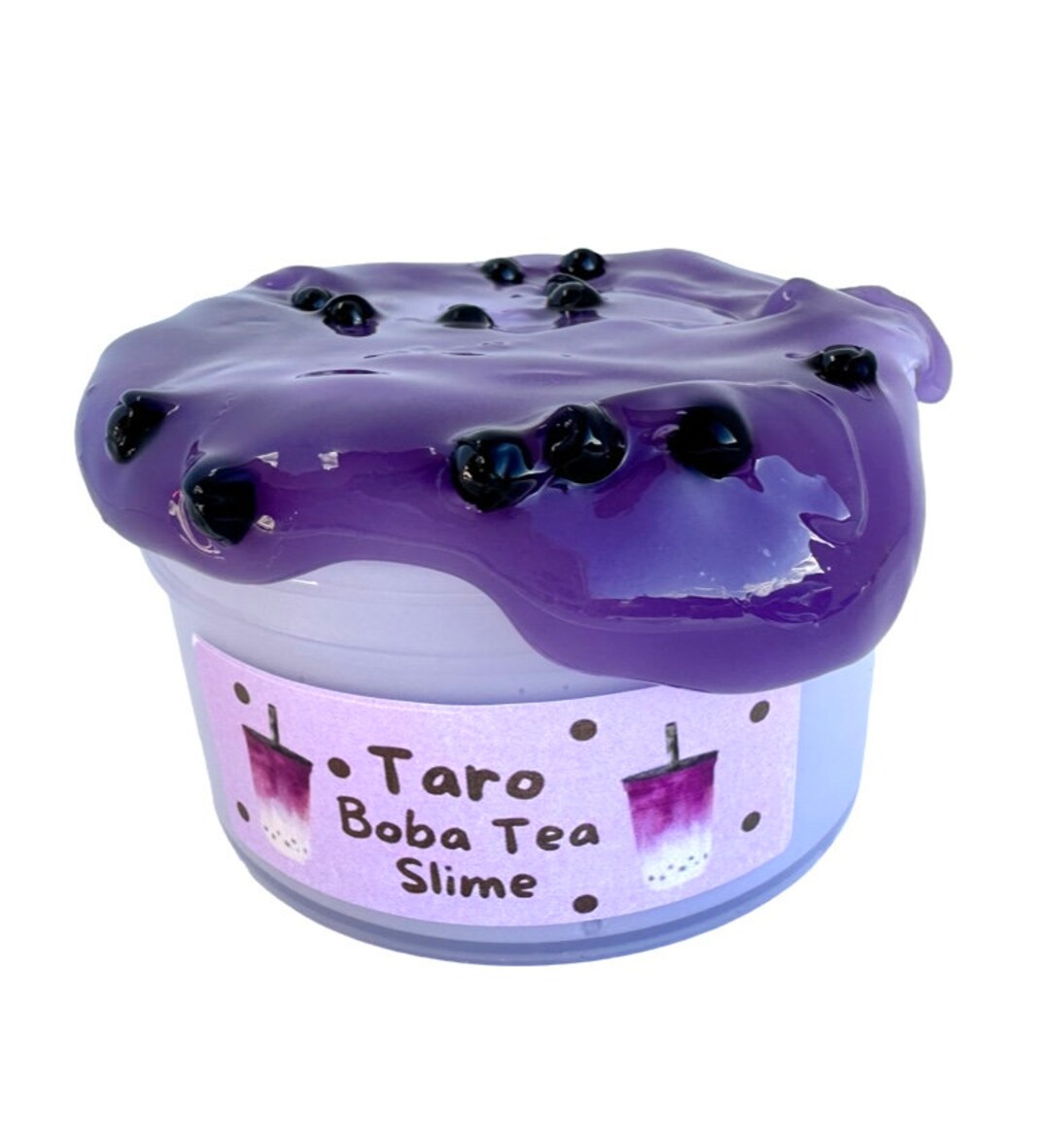 Taro Boba Tea Slime Glossy Slime Thick Slime Sugar Cookie - Etsy