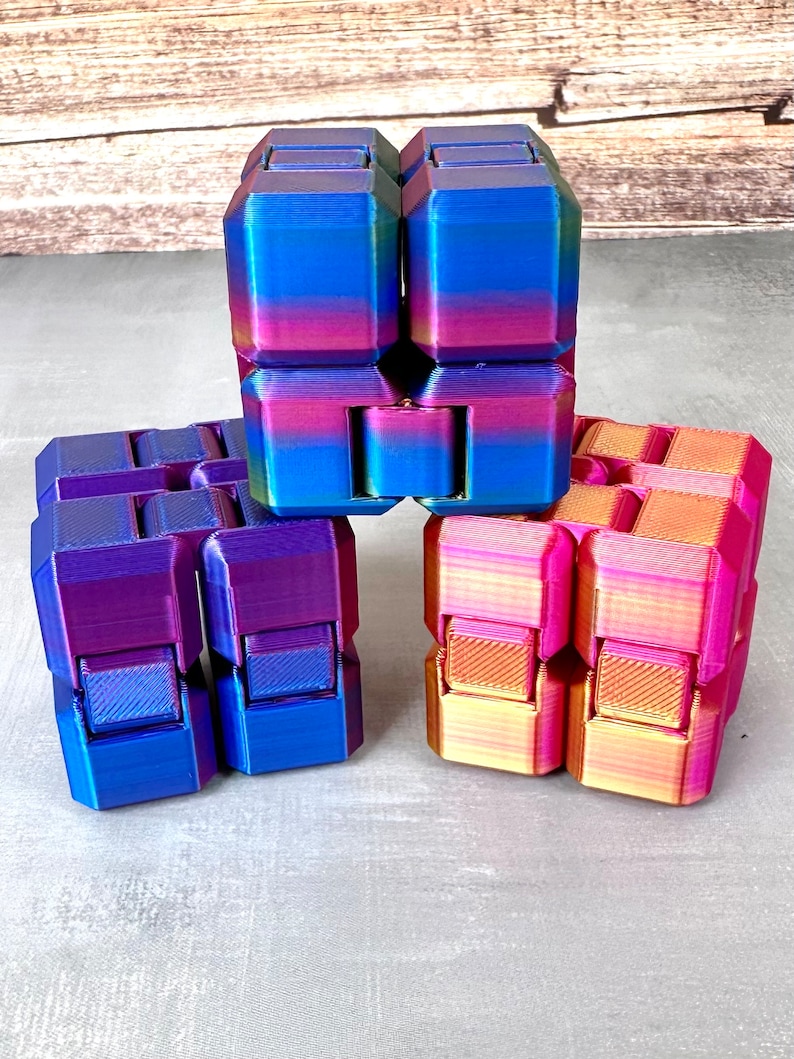 Infinity Cube Infinity Cube 3D Print 3D Printed Fidget Toy - Etsy