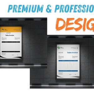 Editable and Printable Invoice Template | PDF & Canva Invoice Form for ...