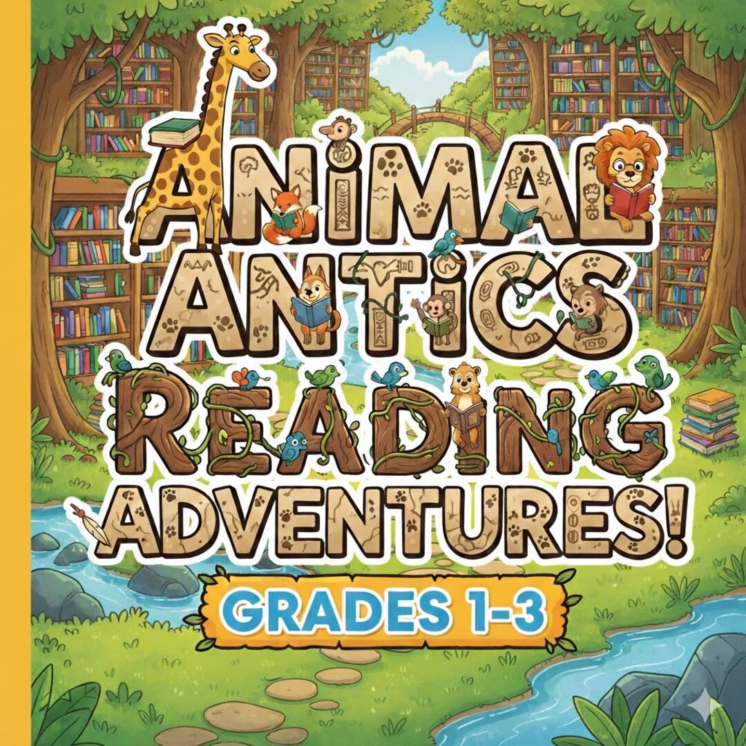 Animal Antics Reading Adventures | Short Stories With Questions | 1st ...
