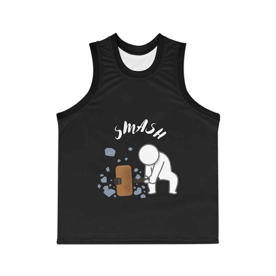 Smash Stick Figure Breaking Brick Jersey - Etsy