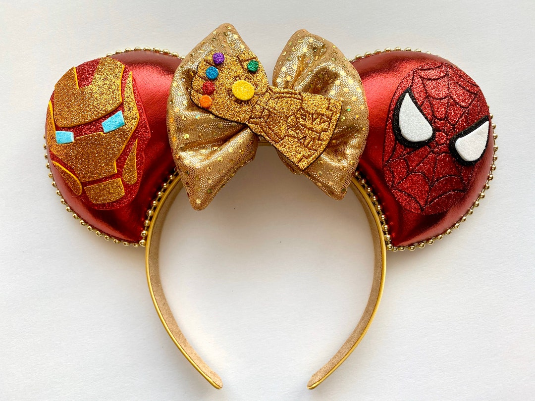 Iron Man Spider-man Infinity Gauntlet Marvel Inspired Mickey Ears ...