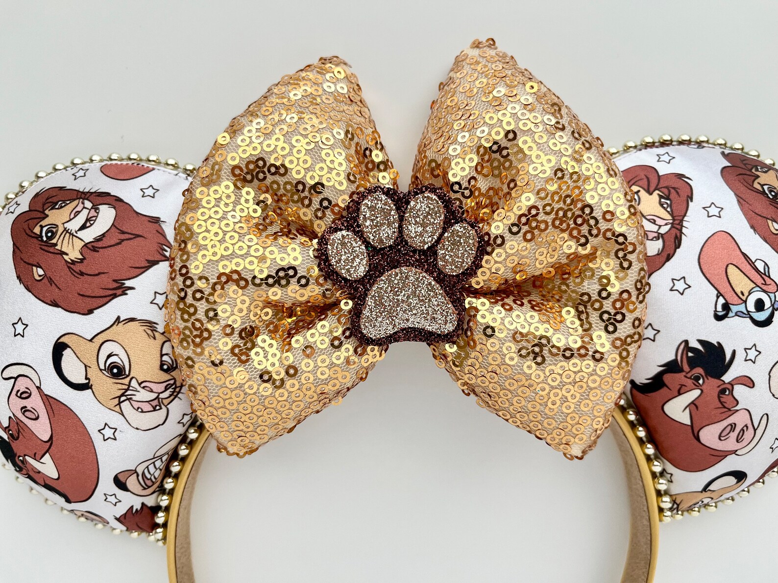 Lion King Simba Inspired Mouse Ears Headband Mickey Ears Headband - Etsy