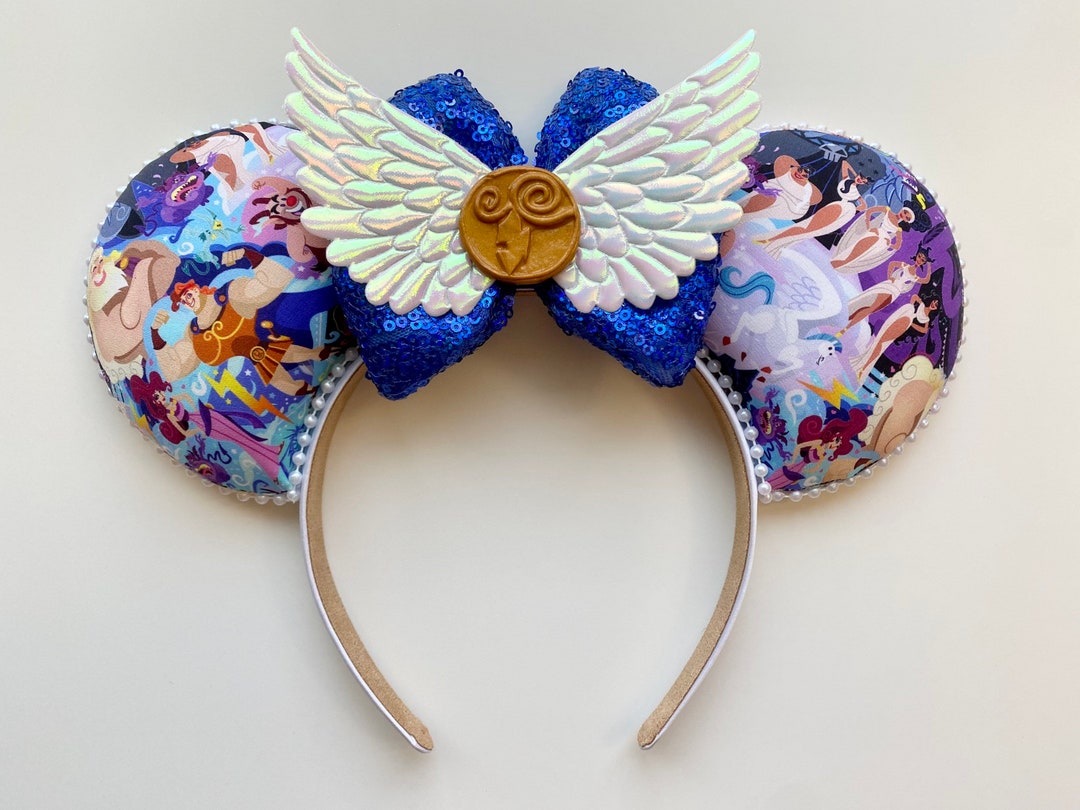 Hercules and Megara Inspired Mouse Ears Mickey Ears Headband - Etsy