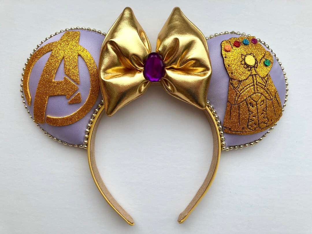 Marvel the Avengers Infinity War Thanos Inspired Mickey Ears Mickey ...