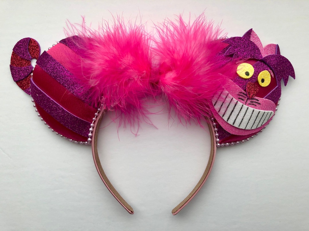 Alice in Wonderland Cheshire Cat Inspired Mouse Ears Mickey Ears ...