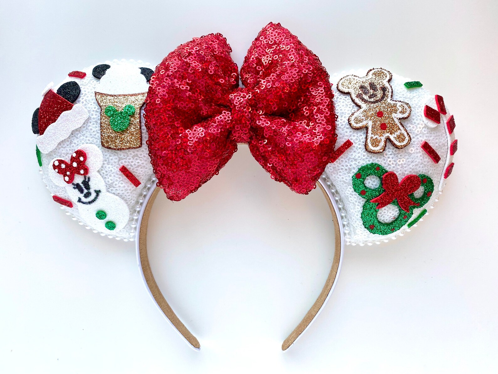 Christmas Mickey and Minnie Treats Inspired Mouse Ears - Etsy